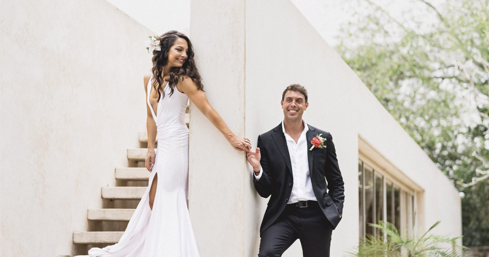 Romantic Garden at Hacienda Sac Chich: Tegan & Dan
